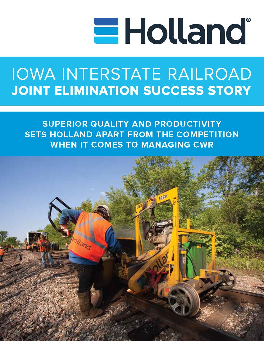 Joint Elimination Increases Speed and Safety - Holland
